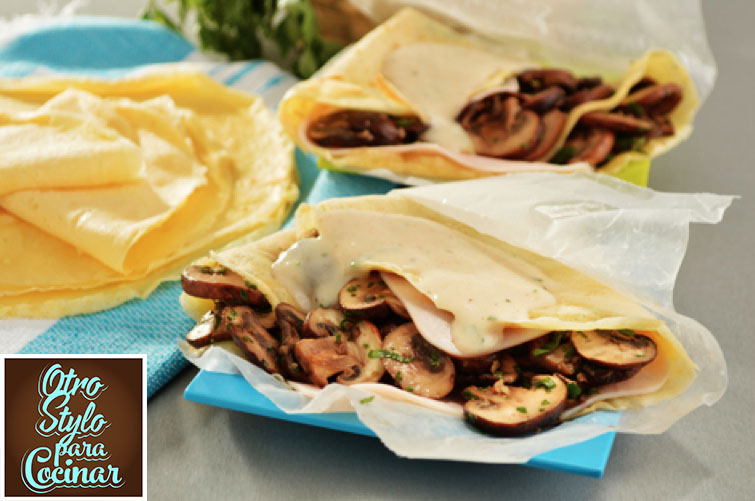 CREPAS DE JAMON Y CHAMPIÑONES – OTRO STYLO PARA COCINAR